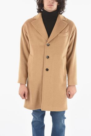 Corneliani CC COLLECTION DOROTY Half-Lined Coat with Patch Pocket Corneliani
