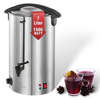 Profi Cook ProfiCook Distributeur de boissons chaudes | Chauffage | Maintien au chaud | Vin chaud, café, thé, punch ou soupes | Boîtier en acier inoxydable de ha