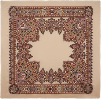 Etro floral-jacquard scarf - Tons neutres