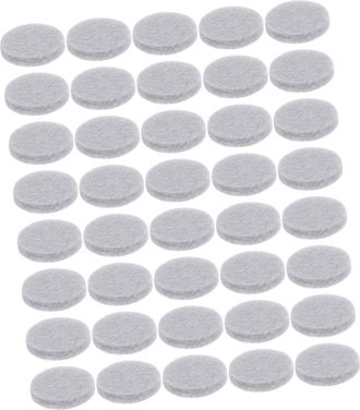 DOITOOL 100 Stück Selbstklebende Runde Filzgleiter Möbelpads Anti rutsch Filzfüße Bodenschutz für Stühle Sofa Tisch Schonend für Hartholzböden und Laminat Ger