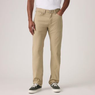 Levi's Straight-Jeans LEVIS 505, Herren, Gr. 30, L&auml;nge 30, beige (true chino dobby), Denim/Jeans, Obermaterial: 98% Baumwolle, 2% Elasthan, regular fit lang,