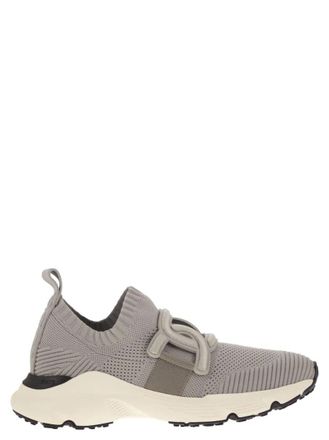 Tod's Tods Low-Top Sneaker - Kate Sneakers In Technical Fabric - Gr. 38,5 (EU) - in Grau - f&uuml;r Damen