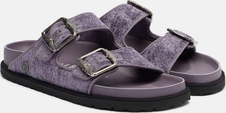 Birkenstock Mules Arizona en velours