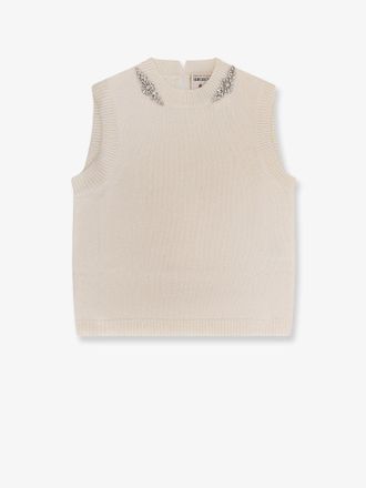 Semicouture Wool and cashmere vest - SEMICOUTURE - gender_Woman