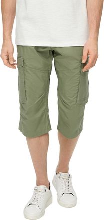 s.Oliver Relaxed: Cargo-Bermuda aus Baumwollstretch