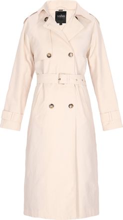 Usha Mantel Frauen cremefarben