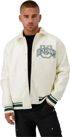 Black Bananas Homme, Vestes, Beige, Taille: S Leather University Jack