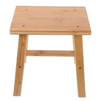 Cabilock Kleiner Holzhocker Als Sitzhocker Und Schminkhocker Holztritthocker Und Schuhwechselhocker Geeignet Vielseitig Einsetzbar Als Kleine Bank Oder Duschsi