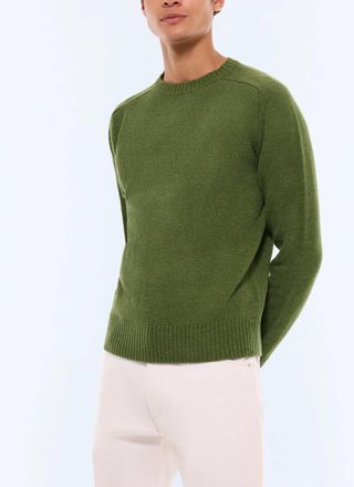 Fursac Pull &agrave; col rond en laine certifi&eacute;e - Taille XL - Homme