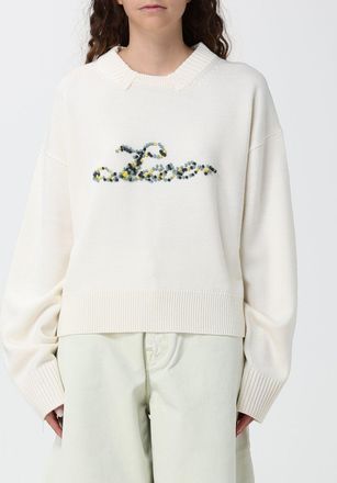 Paul Smith Rundhalspullover aus Merinowolle mit gesticktem Logo