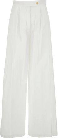 Semicouture Femme, Pantalons, Blanc, Taille: 40 FR Buddy Pants