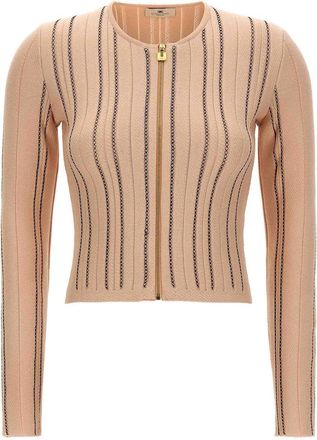 Elisabetta Franchi Cardigan - Nude