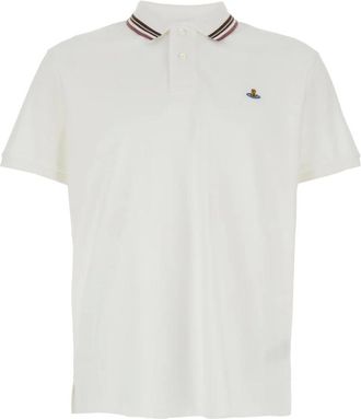 Vivienne Westwood Homme, Tops, Blanc, Taille: M Polo Classique