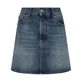 Emporio Armani Femme, Jupes, Bleu, Taille: 34 FR Jupe en jean