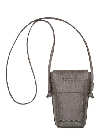 Longchamp Womens Mini Bag Epure Grey Leather Calf
