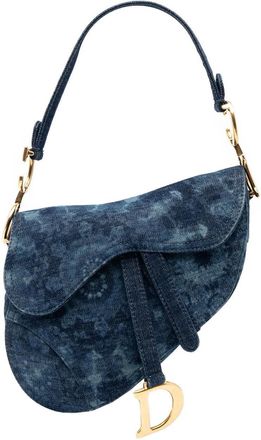 Dior Hobo Bags - Denim Tie Dye Saddle Bag - Gr. unisize - in Blau - für Damen