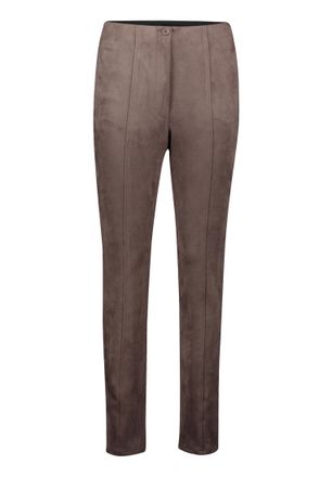 Betty Barclay Damen Basic-Hose Slim Fit 46, Braun