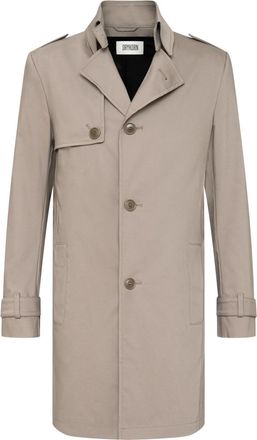 Drykorn Trenchcoat mit kurzem Revers und Stretchanteil in