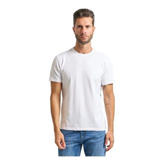Yes-Zee YES Zee, Homme, Tops, Blanc, Taille: 3XL T-shirt avec Logo Brod&eacute;