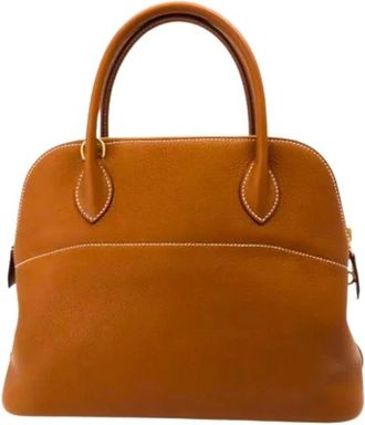 Herm&egrave;s Pre-owned Bolide 31 Taurillon Clemence Sac 2-en-1 - Femme - Pre-owned - Brun - Taille: ONE Size
