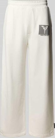 Carlo Colucci Wide Fit Sweatpants mit Logo-Print