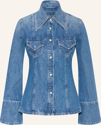 HUGO BOSS Jeansjacke blau