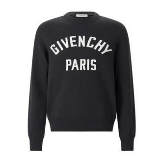 Givenchy Rundhals-Strickware - - Knitwear - Herren - Schwarzk - XL