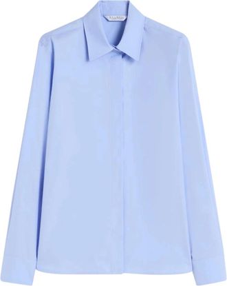 Max Mara Femme, Blouses et Chemises, Bleu, Taille: 42 FR Mxm Maroso Shirt