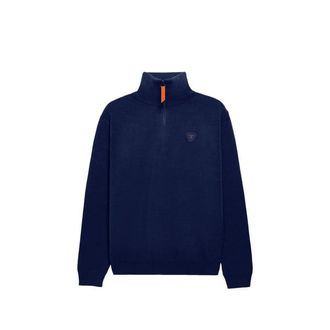 Gertrude Pull droit &agrave; col montant zipp&eacute; &agrave; logo