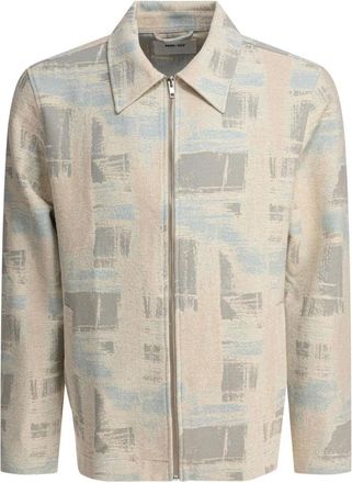 Nn.07 Nn07, Homme, Vestes, Multicolore, Taille: S Veste Textur&eacute;e Zipp&eacute;e