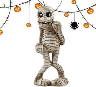 Generic D&eacute;corations de bureau dHalloween, statues de momie en r&eacute;sine, d&eacute;coration de bureau, d&eacute;corations d&eacute;licates en r&eacute;sine, petites figurines de bureau en r&eacute;