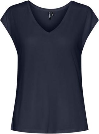 Pieces Pckamala Tee Noos BC T-Shirt, Bleu Marine, S Femme