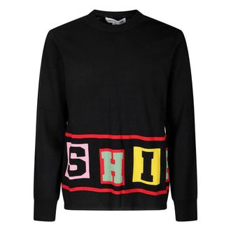 Comme Des Gar&ccedil;ons Lettering Jacquard Rundhalspullover - - Knitwear - Herren - Schwarzk - L