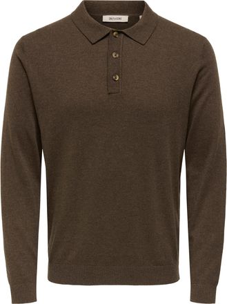 Only & Sons male Gestrickter Rollkragen ONSLOUI Gestricktes Poloshirt