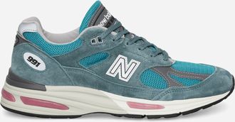 New Balance Made in UK 991v2 Sneakers Porcelain Green / Trooper / Silver