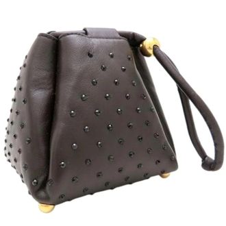 Bottega Veneta Pre-owned Lambskin Clutch - - Pre-owned - Damen - Braun - ONE SIZE
