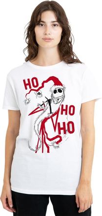 The Nightmare Before Christmas Damen Jack Santa Ladies Shirt, White, Wei&szlig;, XXL EU