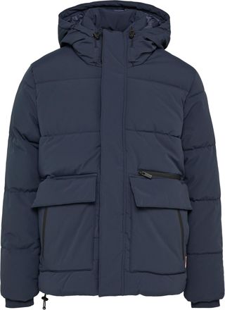 QS by s.Oliver Herren 2150208 Steppjacke mit Kapuze, Blau 5883, Large