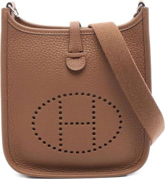 Hermès sac porté épaule Evelyn TPM (2025) - Marron