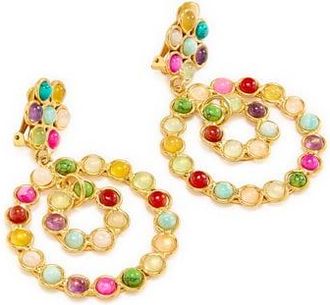 Sylvia Toledano Boucles doreilles avec pierres serties