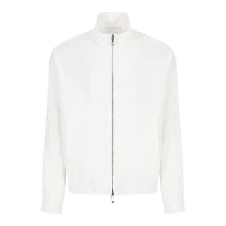 Emporio Armani Wei&szlig;e Bomberjacke 3D1Bh01Nmpz0101 - - Jackets - Herren - Wei&szlig; - XL