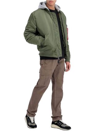 Alpha Industries Übergangsjacke MA-1 ZH Back EMB