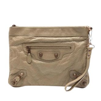 Balenciaga Pre-owned Sac bandouli&egrave;re clout&eacute; en cuir dagneau - Femme - Pre-owned - Beige - Taille: ONE Size
