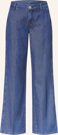 True Religion Wide Leg Jeans Lauren blau