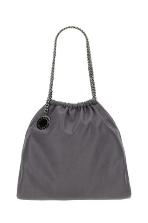 Stella McCartney Stella McCartney Hobo Bags - Medium Gray Falabella Drawstring Bag With Rutheniu - Gr. unisize - in Grau - f&uuml;r Damen