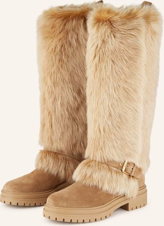 Gianvito Rossi Stiefel Maverick braun