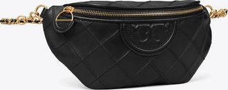 Tory Burch Damen Weiche, wandelbare Fleming G&uuml;rteltasche