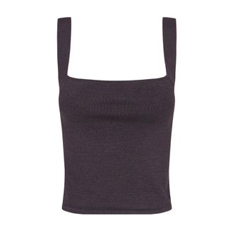 Cortana Seiden Stretch Top - - Tops - Damen - Lila - M