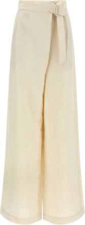 Brunello Cucinelli Femme, Pantalons, Beige, Taille: 36 FR Pantalon Sarouel Enveloppant