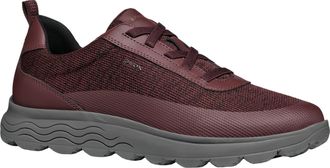 Geox Herren U SPHERICA A Sneaker, Wine, 41 EU